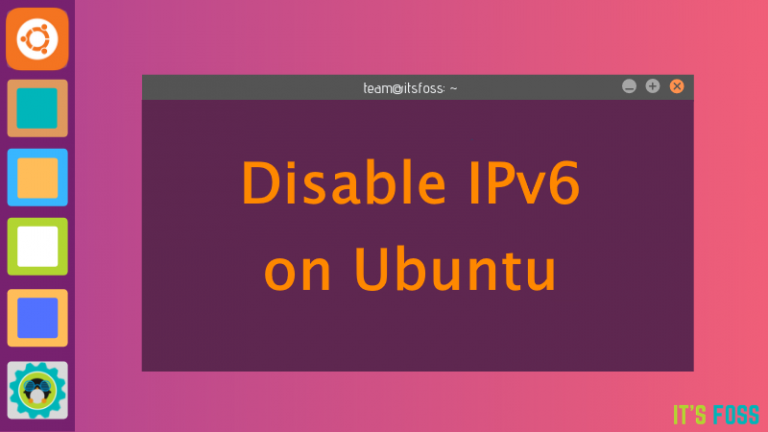 How To Disable Ipv6 On Ubuntu Linux 