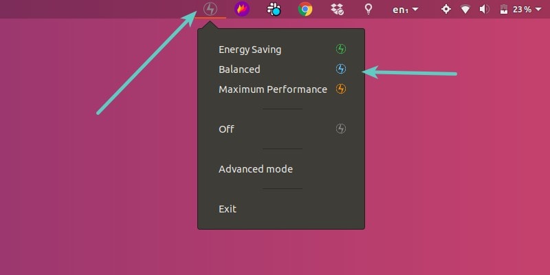 Change Power Modes in Ubuntu with Slimbook Battery Optimizer