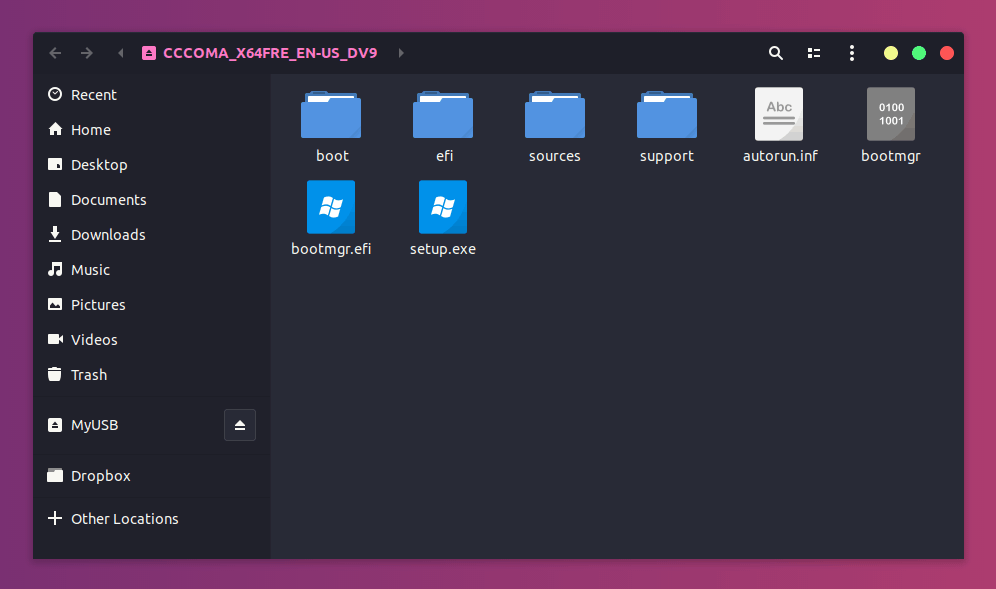 How to Create a Bootable Windows 10 USB in Linux