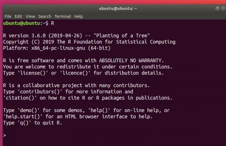 How to Install and Use R on Ubuntu