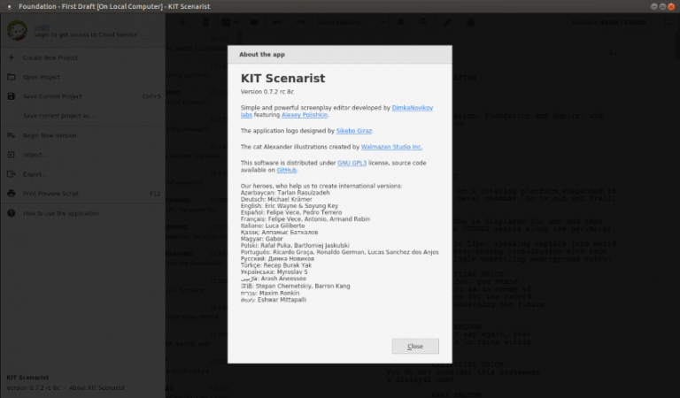 KIT Scenarist is a Powerful Tool for Creating Screenplays