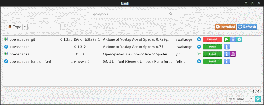 Bauh - Manage Snaps, Flatpaks and AppImages from One Interface