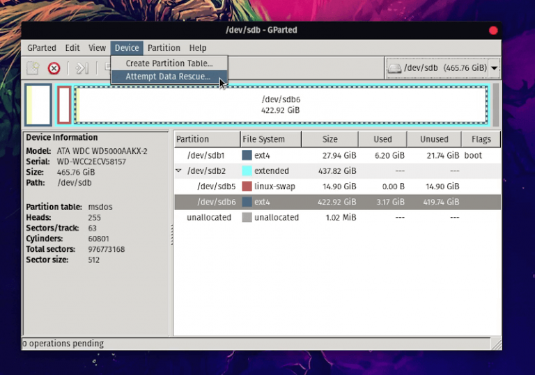 Install and Use Open Source Disk Partitioning Tool GParted in Linux