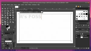 How to Add Border Around Text in GIMP