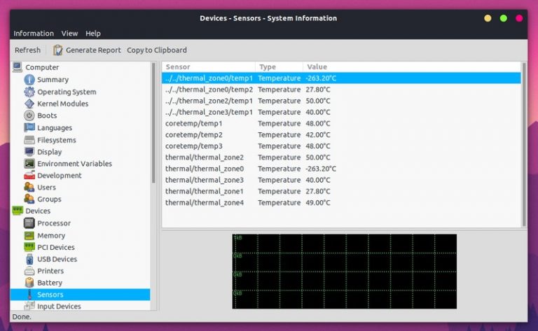 Check Hardware Information on Linux Graphically With Hardinfo