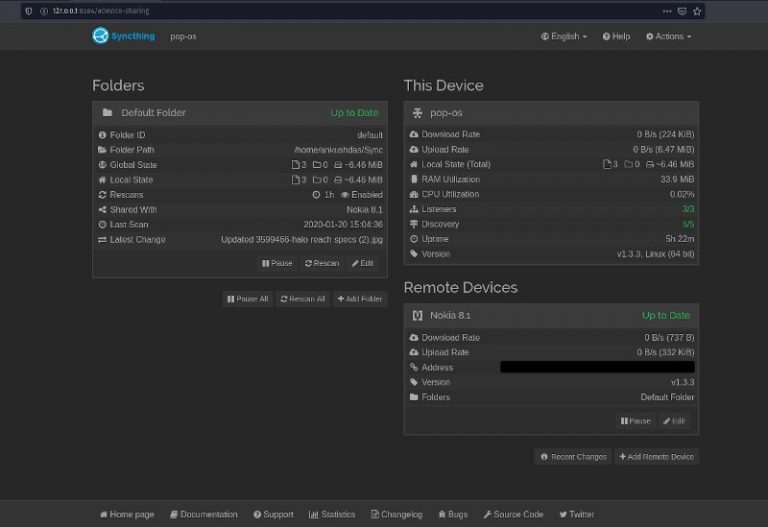 Syncthing: Open Source P2P File Syncing Tool