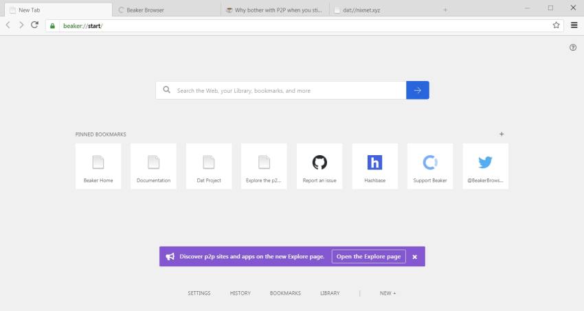 Browse the Peer-to-peer Web With Beaker Browser