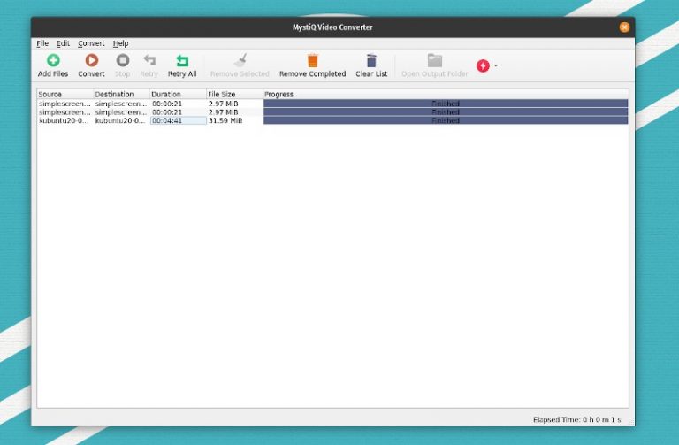 MystiQ: A Free and Open Source Audio/Video Converter