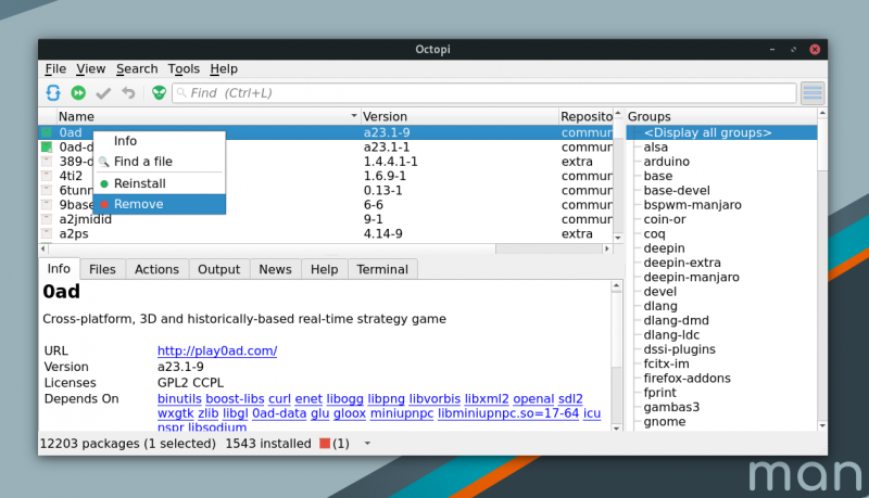 How to Install and Remove Software in Manjaro Linux