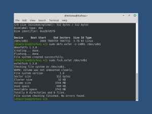 How to Format a USB Disk as exFAT on Linux [Graphically and Command Line]