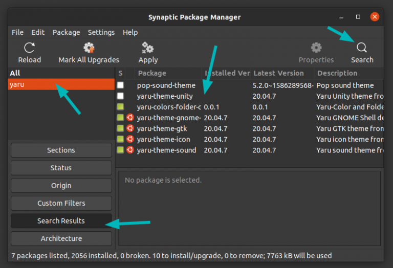 Using The Lightweight Apt Package Manager Synaptic In Ubuntu And Other Debian Based Linux 