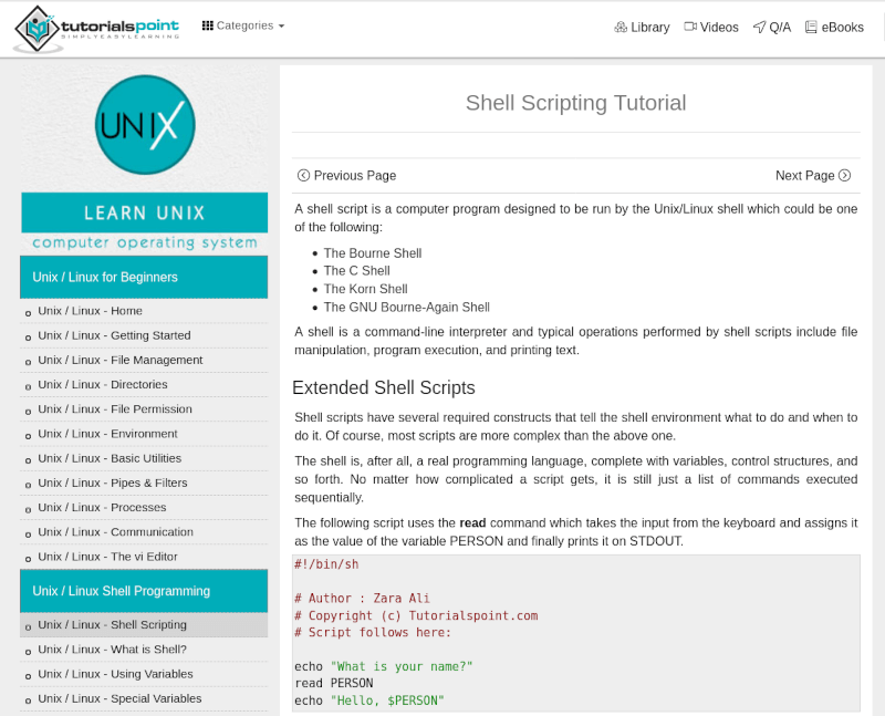 Learn Shell Scripting For Free With These Resources PDF Video Courses And Interactive Websites 