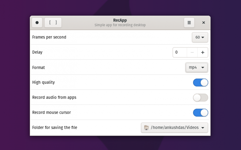 Meet RecApp, a New Screen Recording App for Linux Desktop