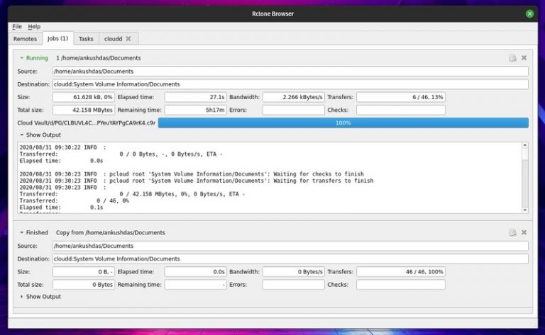 Rclone Browser Enables You to Sync Data With Cloud Services in Linux ...
