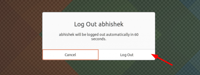 How to Log Out from Ubuntu Session [Beginner's Tip]