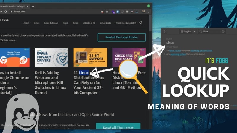 Quick Lookup is a Simple Open Source Word Lookup Tool to Find Meaning ...