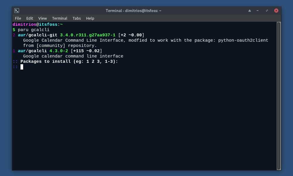 Paru - A New AUR Helper and Pacman Wrapper Based on Yay