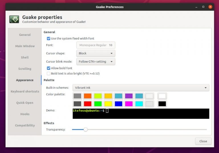 Guake Terminal A Customizable Linux Terminal For Power Users Inspired By An Fps Game