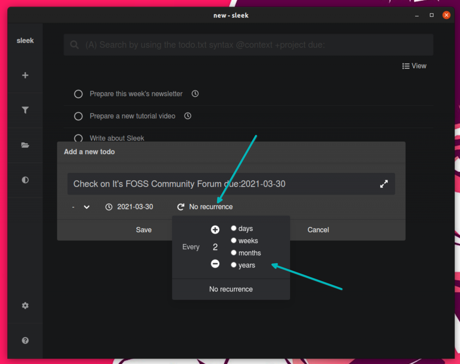 Meet Sleek: A Sleek Looking To-Do List Application