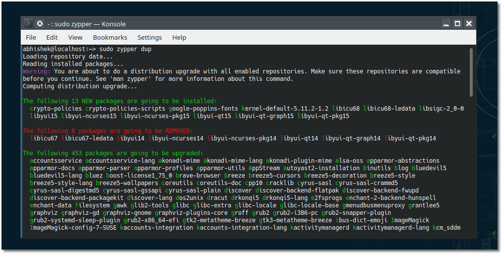 How To Update OpenSUSE Linux System
