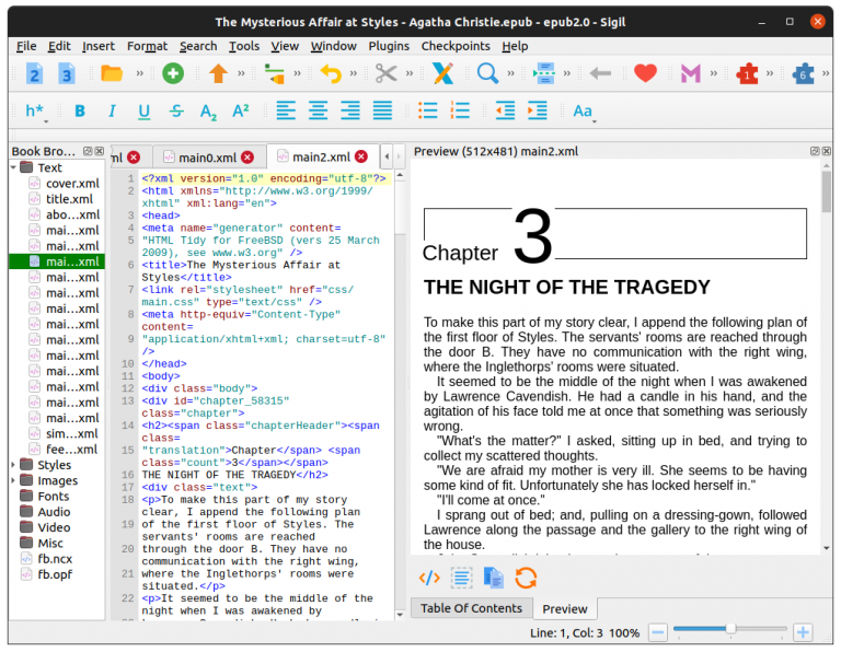 Create and Edit EPUB Files on Linux With Sigil