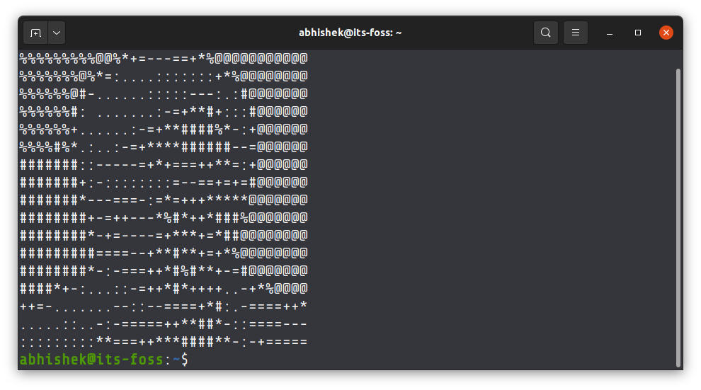Convert Images to ASCII Art in Linux Terminal With This Nifty Little Tool