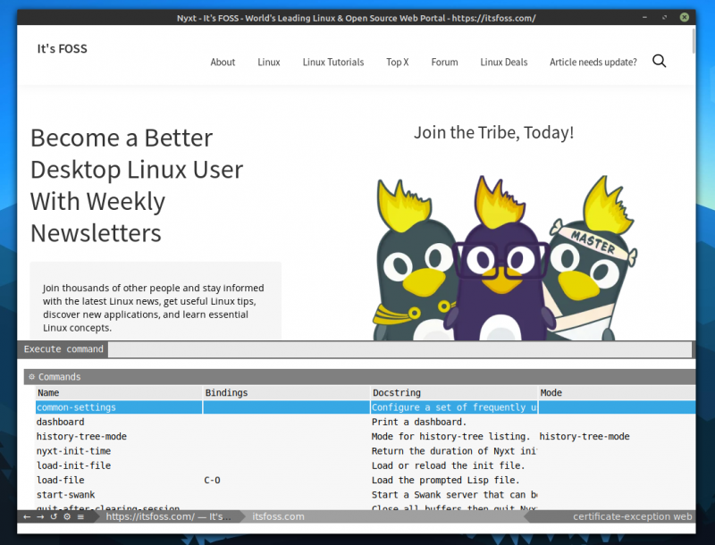 Nyxt Browser Is A Keyboard Oriented Web Browser Inspired By Emacs And Vim