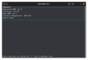 Test Your Typing Speed in Linux Terminal With Ttyper