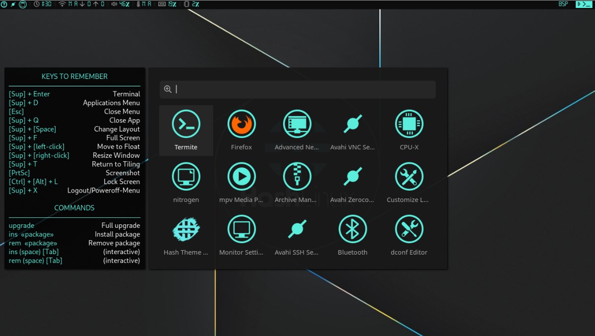 Hash Linux: Arch Linux Preconfigured With Xmonad, Awesome, i3, and ...