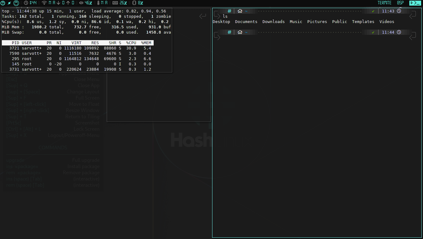 Hash Linux: Arch Linux Preconfigured With Xmonad, Awesome, i3, and ...