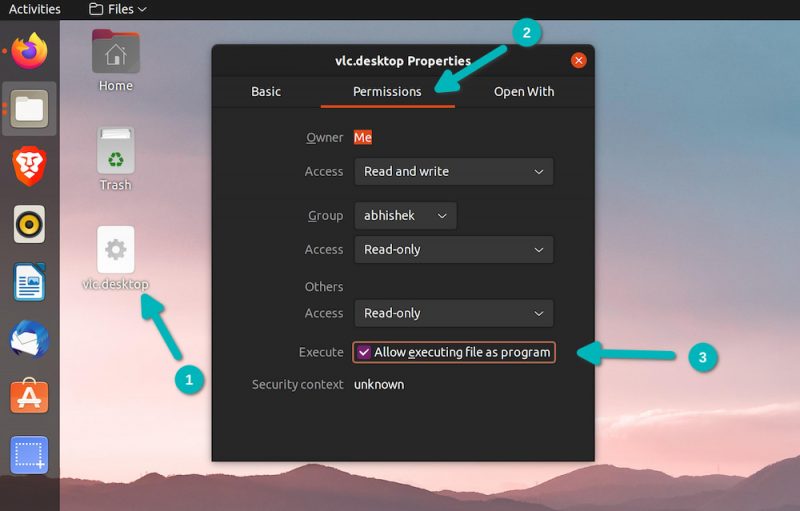 How To Add Application Shortcuts On Ubuntu Desktop