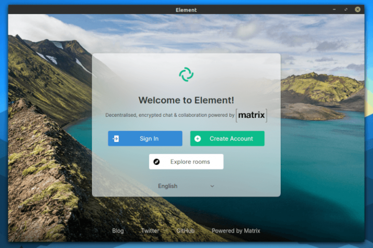 Element: A Cross-Platform Decentralized Open-Source Messaging App