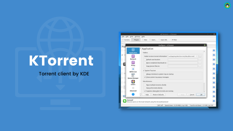 KTorrent: An Incredibly Useful BitTorrent Application by KDE