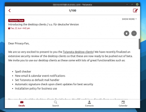 Security-Focused Tutanota Mail's Linux Desktop Application is Now Available