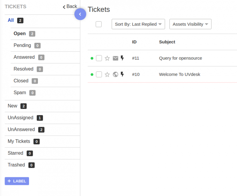UVdesk: A Free and Open-Source Helpdesk Ticket System