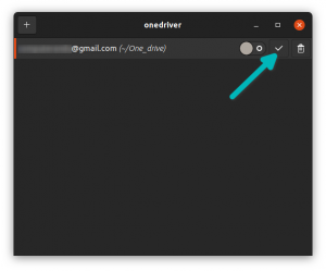 Mount Microsoft OneDrive in Linux With OneDriver GUI Tool