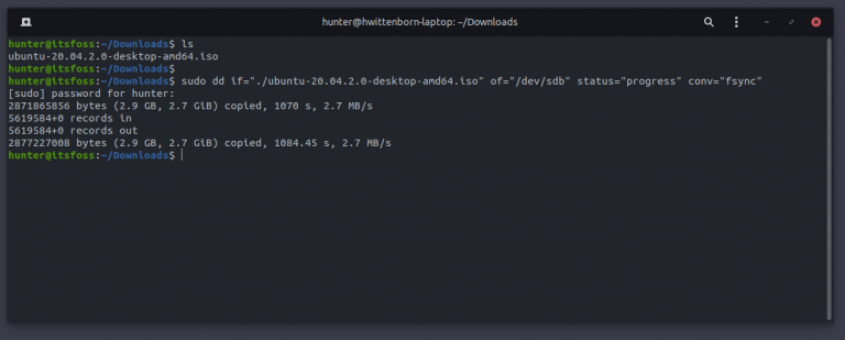How to Use the dd Command to Create a Live USB Drive in Linux Terminal ...
