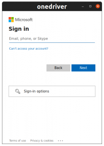 Mount Microsoft OneDrive in Linux With OneDriver GUI Tool