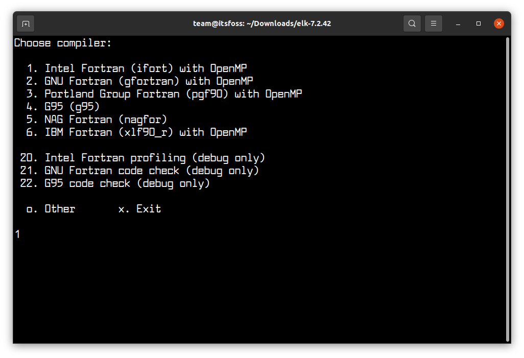 Install and Set-up ELK Code Physics Software on Ubuntu
