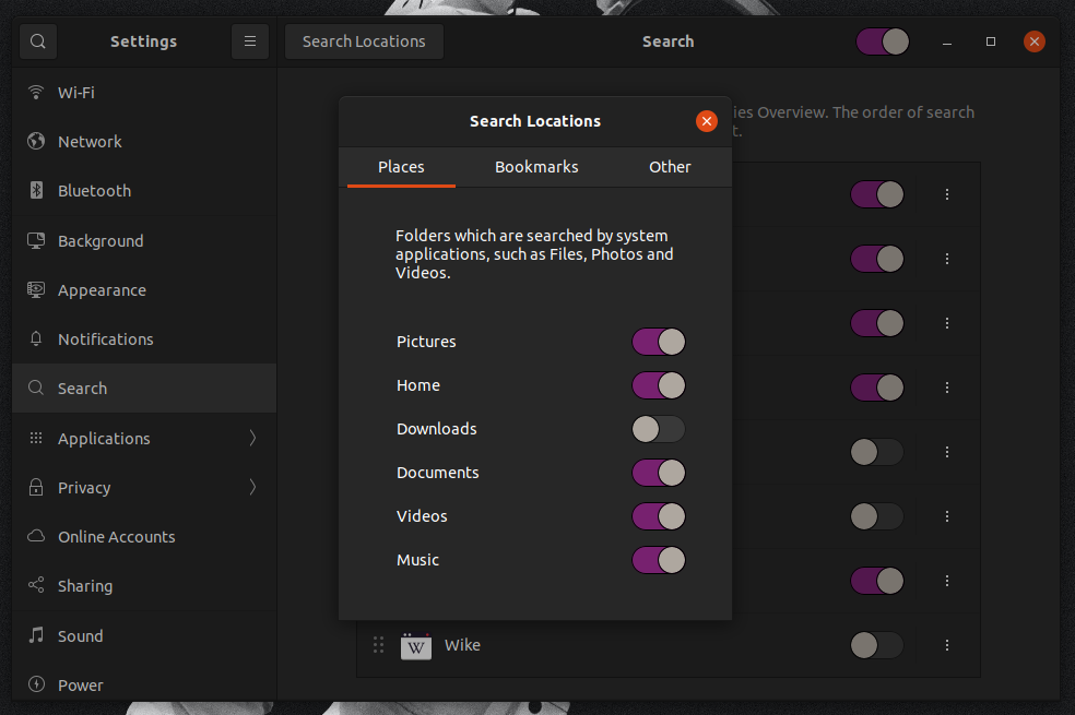 Hide or Add Specific Folders From GNOME Search Results in Ubuntu and ...