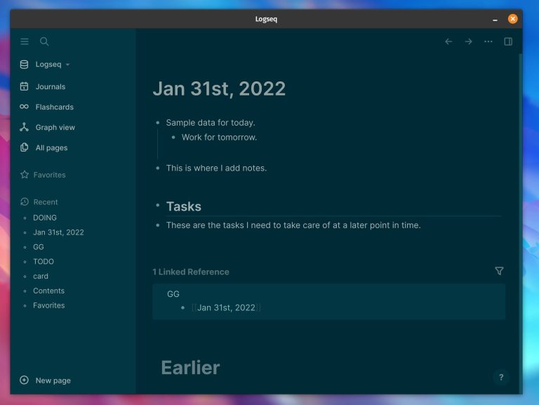Logseq A Free And Open Source App To Create Notes Manage Tasks Build Knowledge Graph And More