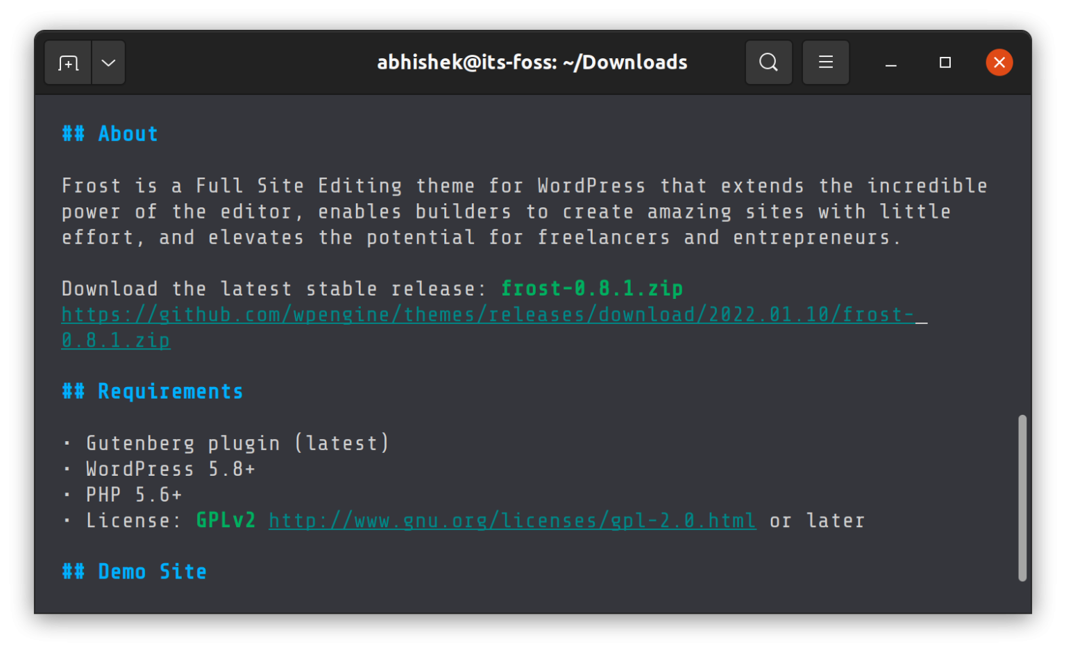 Read and Organize Markdown Files in Linux Terminal With Glow