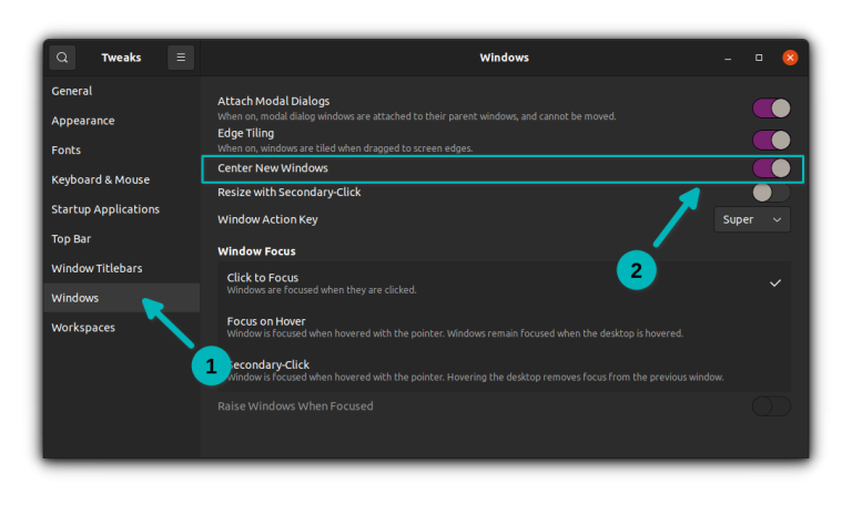 Make Applications Start in the Center of Screen in Ubuntu