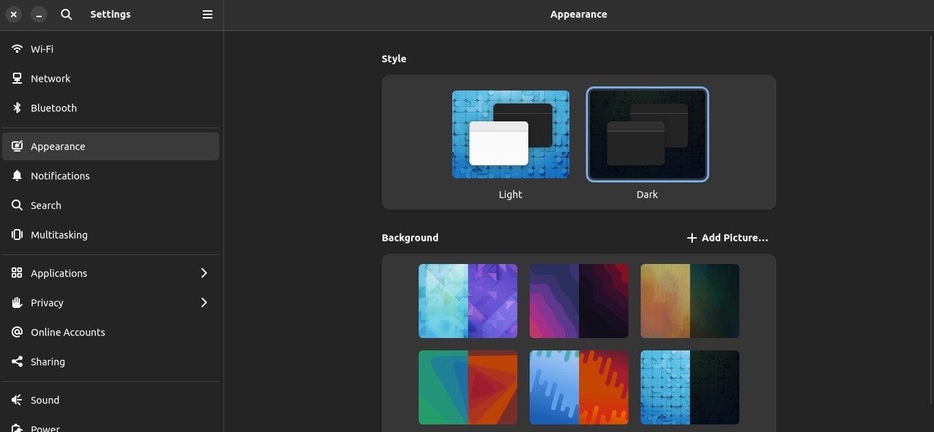 How to Activate the Dark and Light Wallpaper Variants in GNOME 42