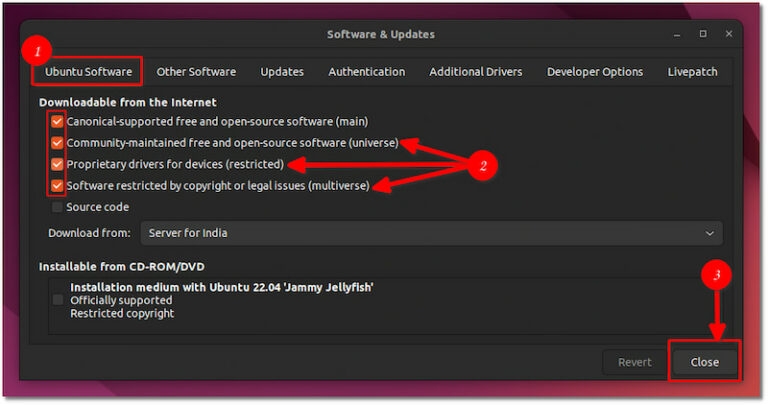 Things to do After Installing Ubuntu 22.04
