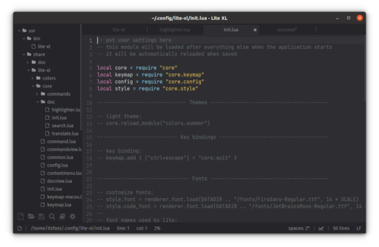 Meet Lite XL: A Lightweight, Open-Source Text Editor for Linux Users