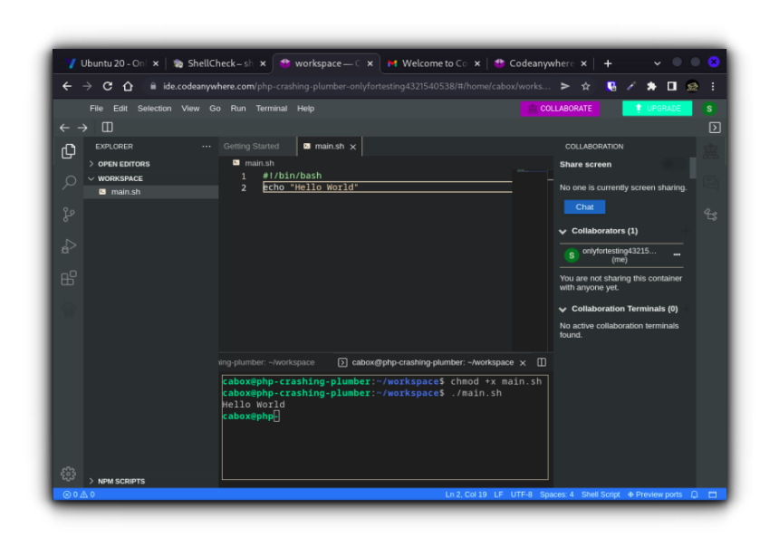 Best Online Linux Terminals and Online Bash Editors