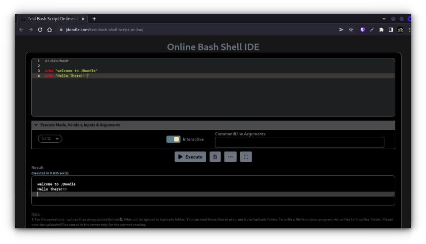 Best Online Linux Terminals and Online Bash Editors