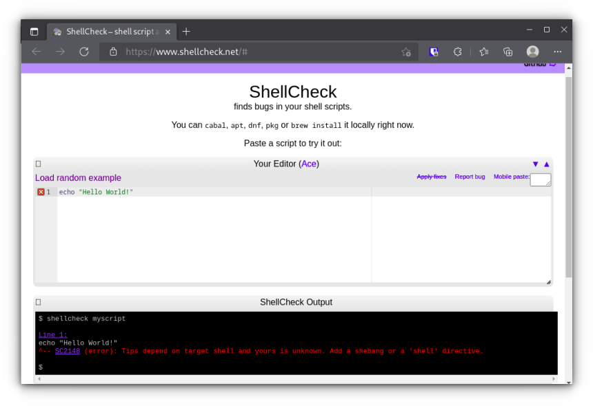 Best Online Linux Terminals and Online Bash Editors