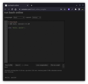 Best Online Linux Terminals and Online Bash Editors